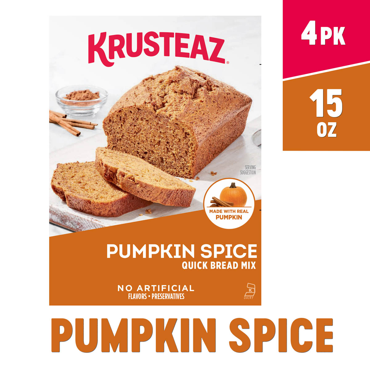 Pumpkin Spice Quick Bread Mix | Krusteaz