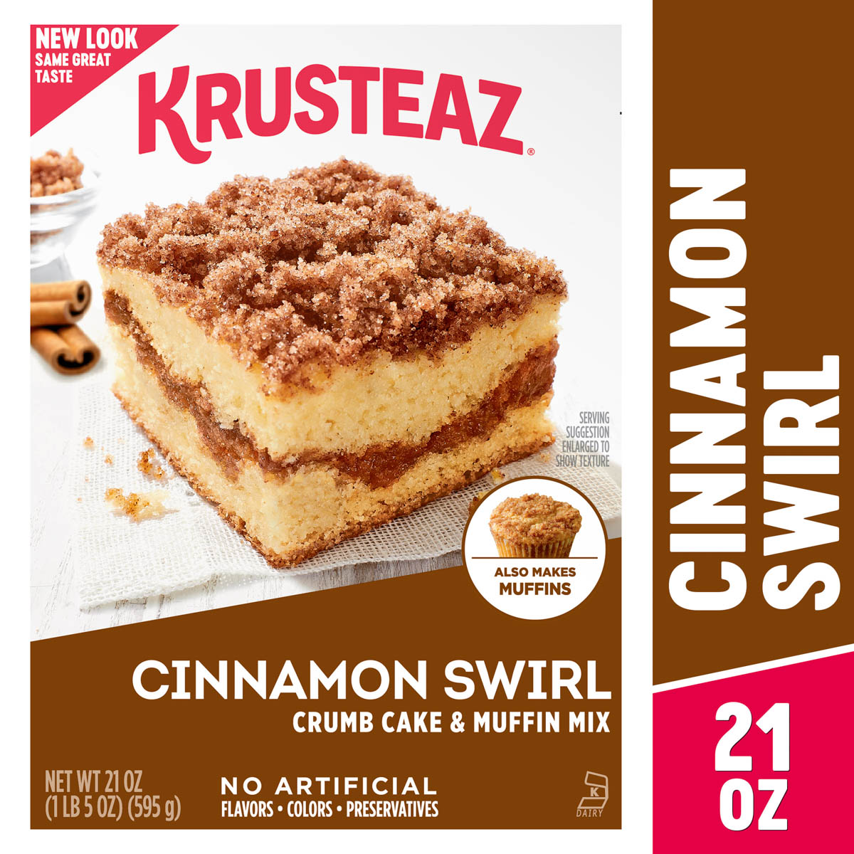 Cinnamon Swirl Crumb Cake & Muffin Mix | Krusteaz