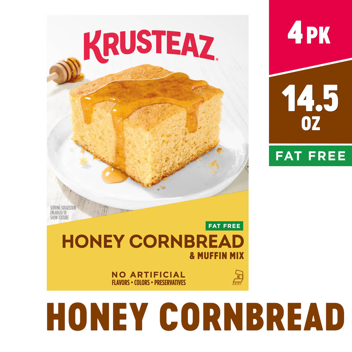 Fat Free Honey Cornbread & Muffin Mix | Krusteaz