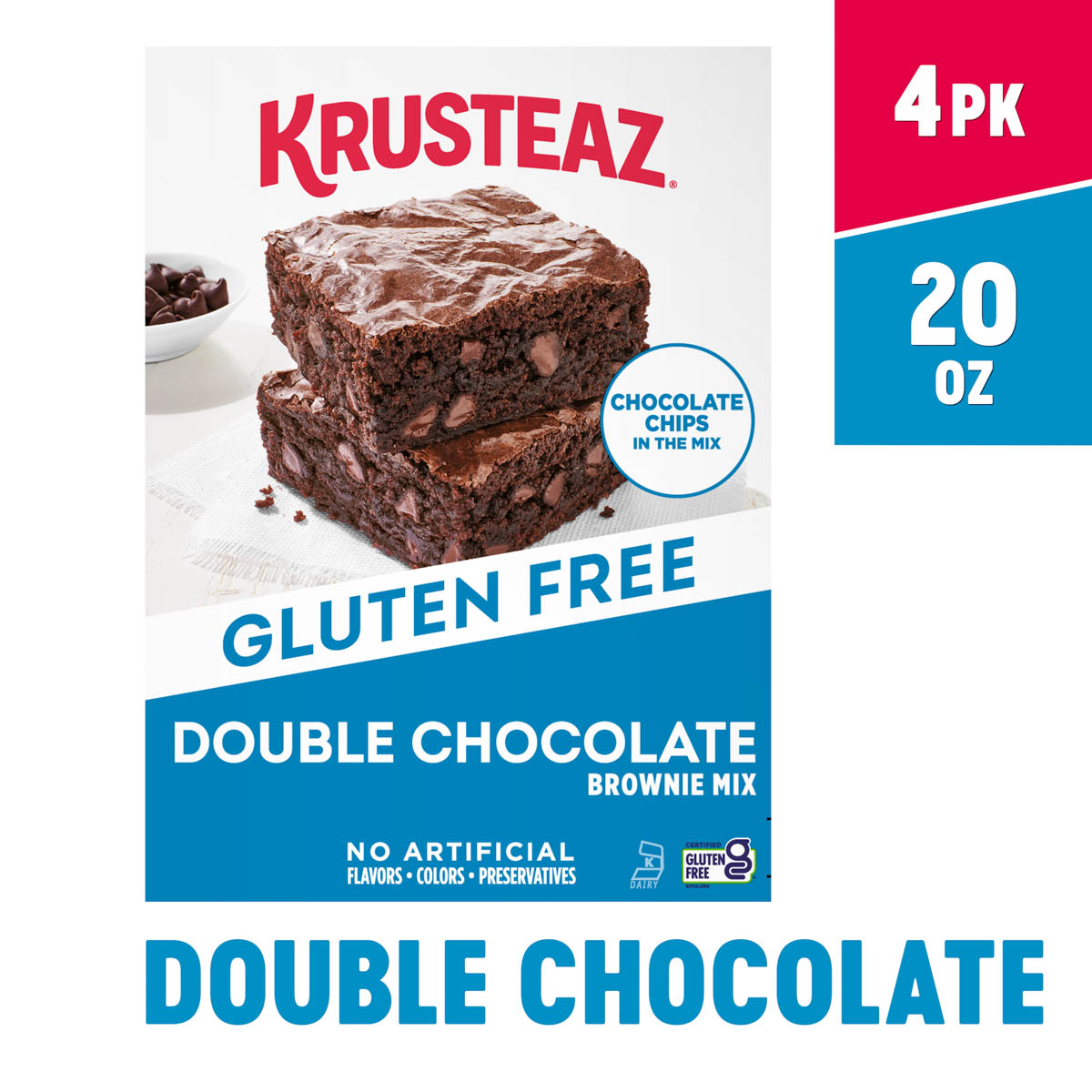Gluten Free Double Chocolate Brownie Mix | Krusteaz