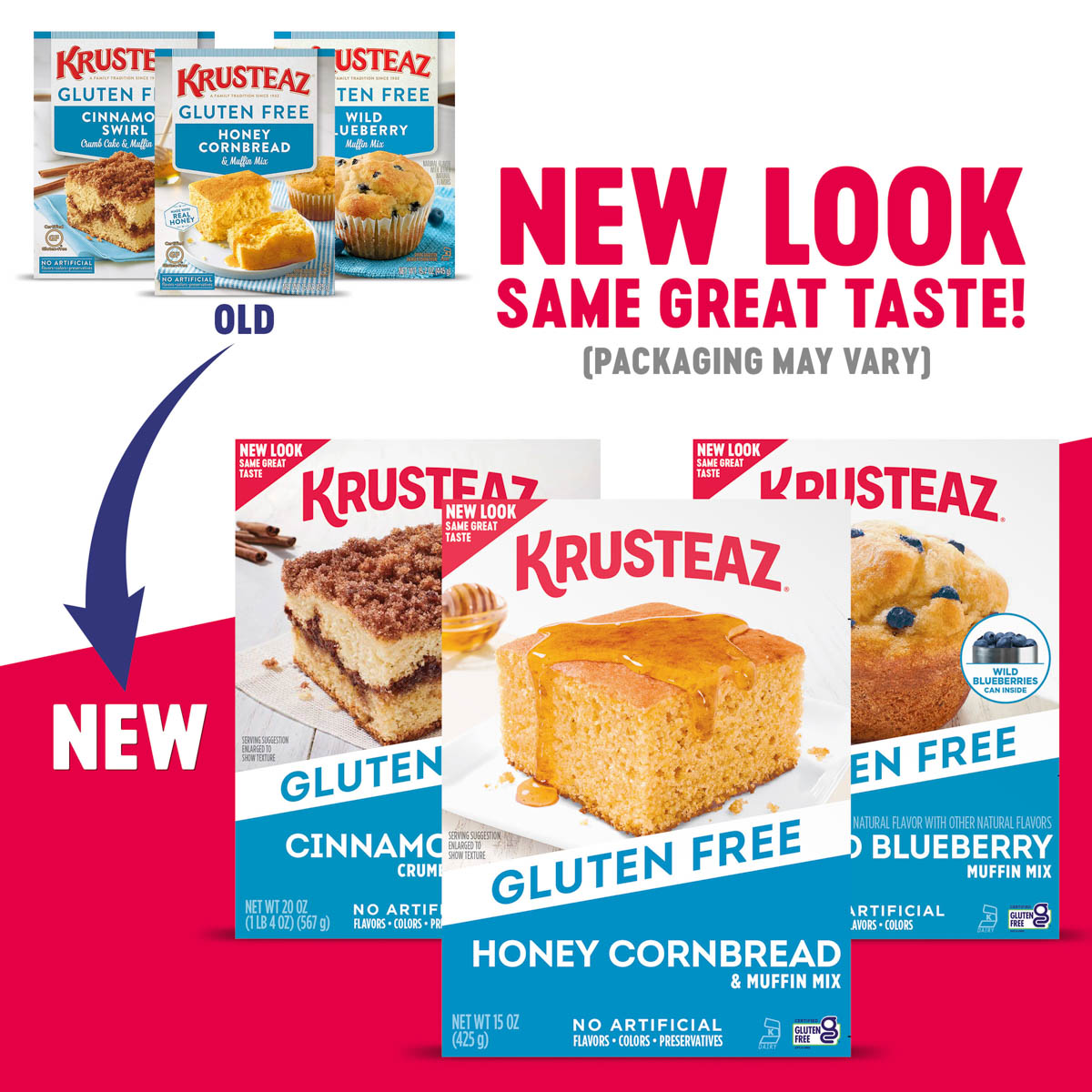 Gluten Free Cinnamon Swirl Crumb Cake | Krusteaz